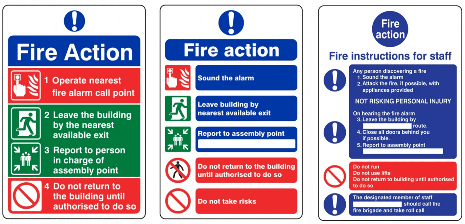 Fire Safety Signs - a simple guide to UK regulations